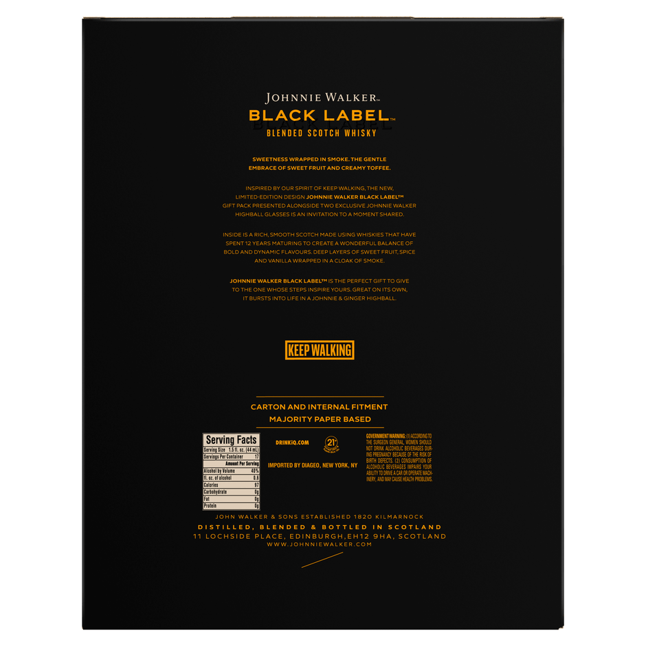 Johnnie Walker Black Label Gift Set: Buy Now | Barbank
