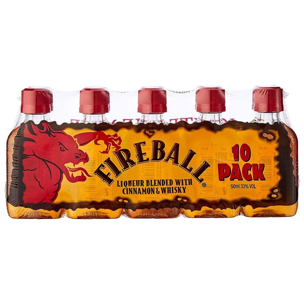 Fireball Cinnamon Whiskey 10/50mL – Barbank
